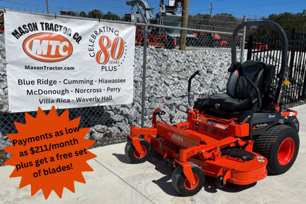 Mason Tractor – Norcross, GA | Kubota, STIHL, Bandit & Castle Equipment ...